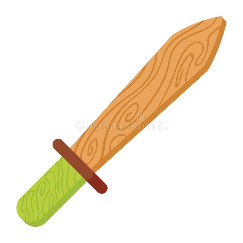 Sword wooden toy stock illustration. Illustration of craft - 274246823