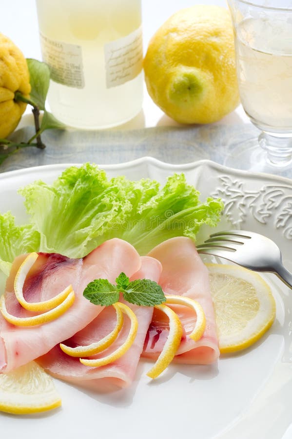 Swordfish carpaccio stock image. Image of italy, life - 15193119