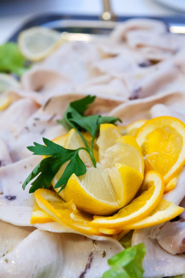 Swordfish carpaccio stock image. Image of italy, fresh - 47233027