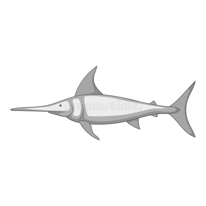 Swordfish Icon in Filled, Thin Line, Outline and Stroke Style. Vector ...