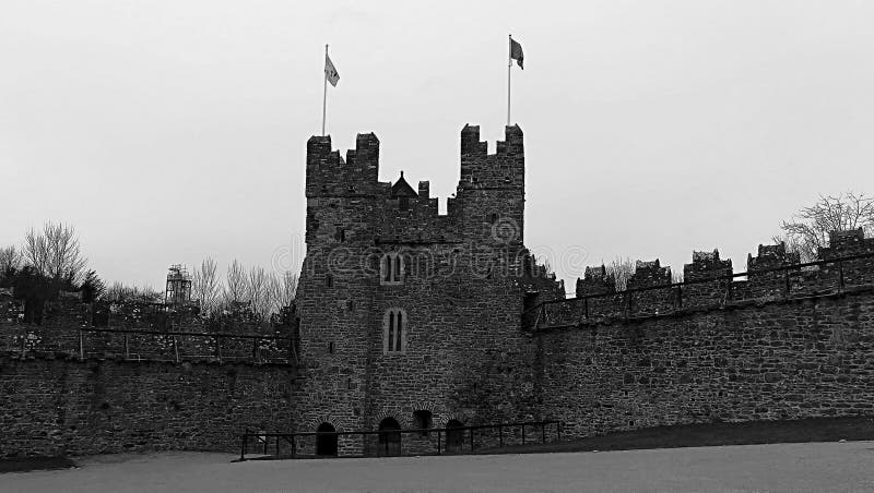 Swords Castle stock image. Image of swords, stone, fortress - 530979