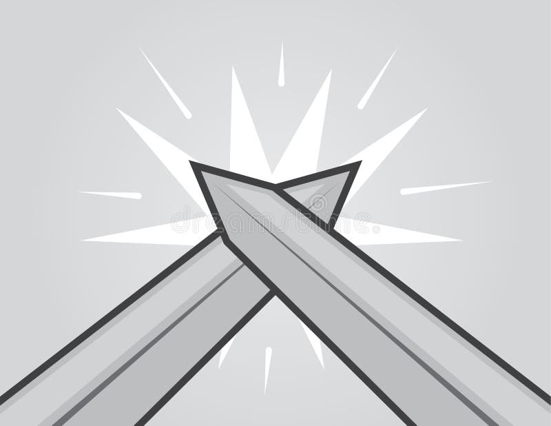 Swords Hitting Stock Illustrations – 11 Swords Hitting Stock ...