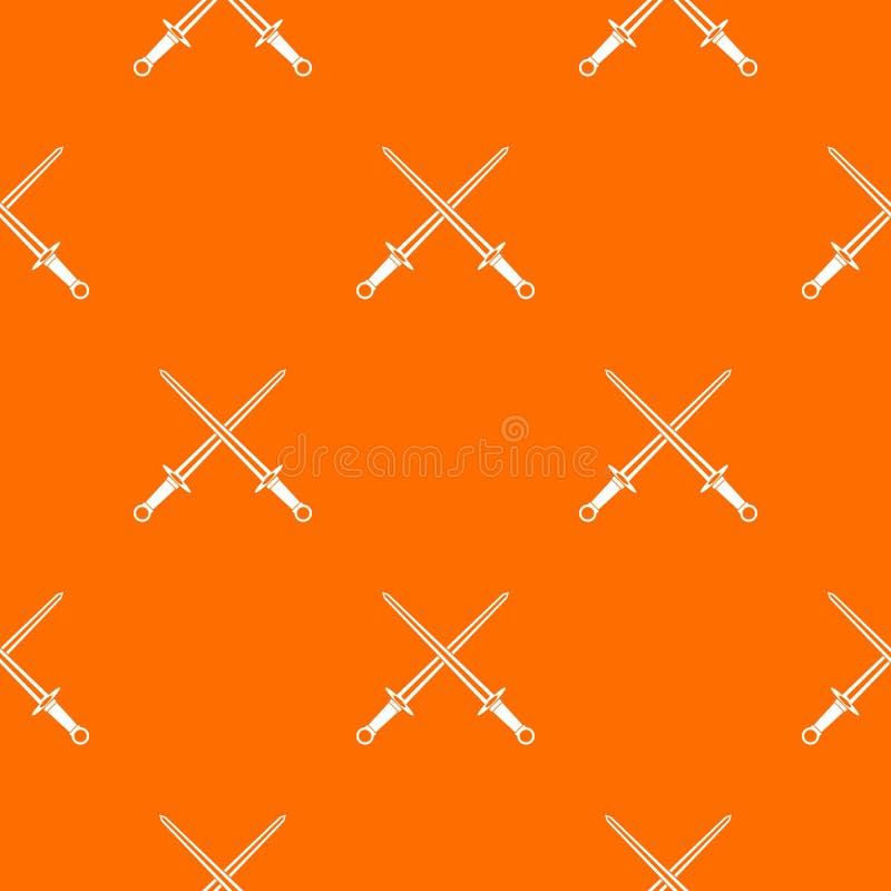 Swords pattern seamless stock vector. Illustration of dagger - 107095748