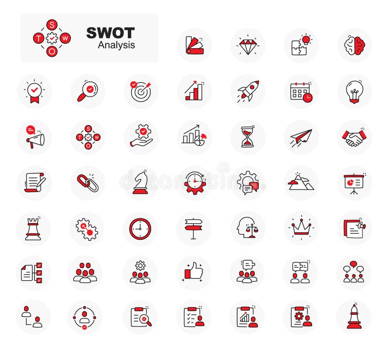 Swot Analysis Icons Stock Illustrations – 493 Swot Analysis Icons Stock ...