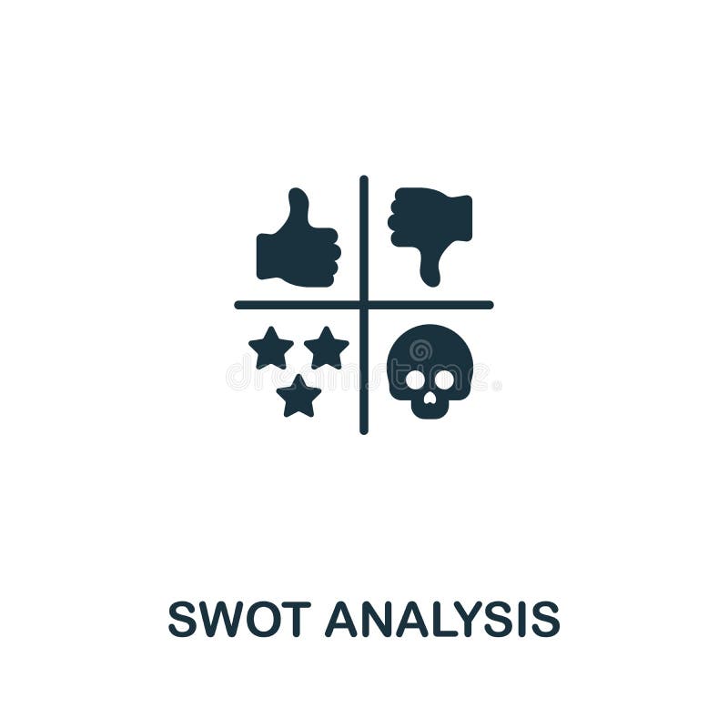 Swot Analysis Icon. Monochrome Simple Global Business Icon for ... Swot Analysis Icon. Monochrome Simple Global Business Icon for ...