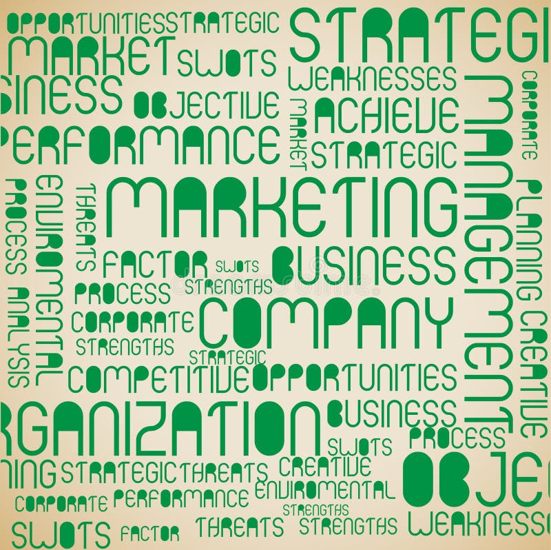 Swot Analysis tag cloud stock vector. Illustration of marketing - 19633315