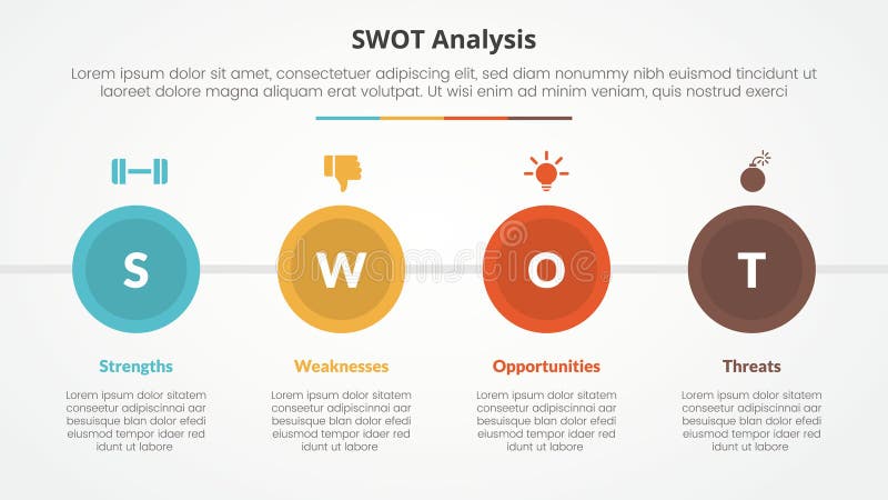 Swot Business Framework Strategic Template Infographic Concept for ...