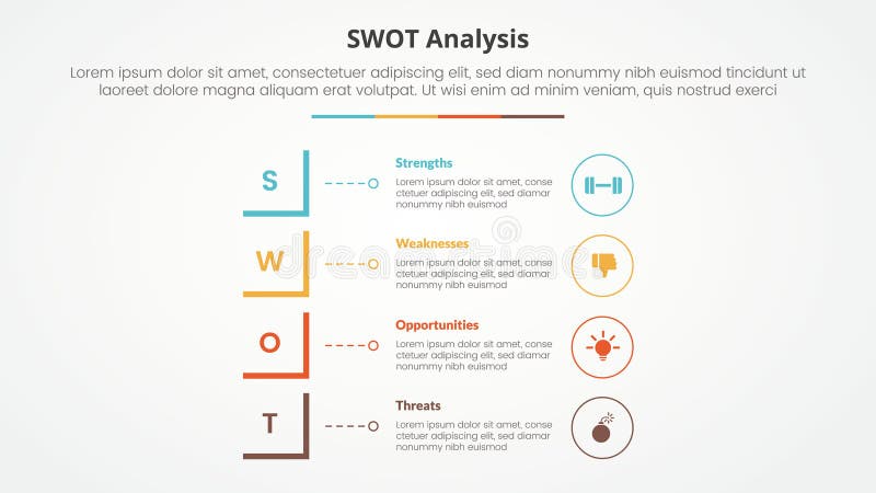 Swot Business Framework Strategic Template Infographic Concept for ...