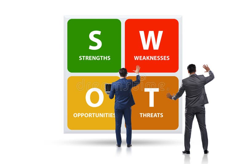 SWOT Technique Concept for Business Stock Image - Image of decision ...