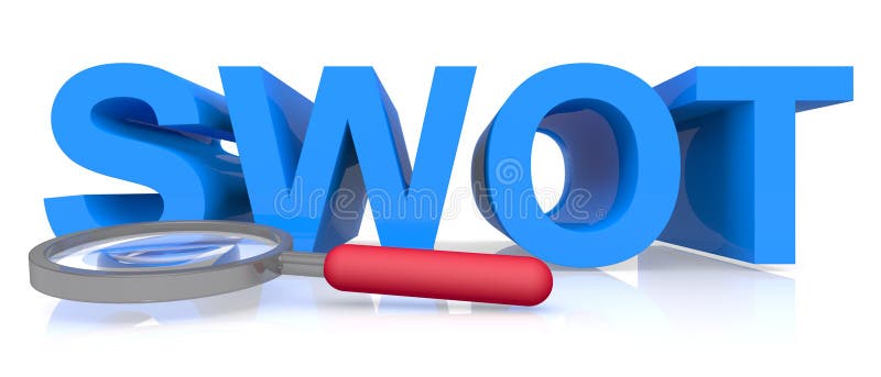 Swot on white stock illustration. Illustration of graphic - 205764840