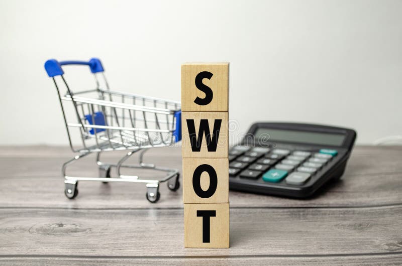 Swot Wooden Blocks with Term Text of Concept Stock Image - Image of ...