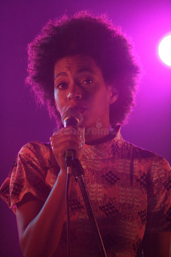 Solange in concert at SXSW editorial stock image. Image of knowles ...
