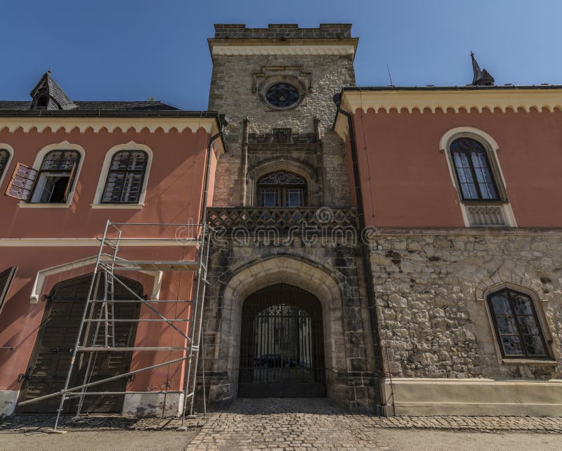 Sychrov Castle in North Bohemia in Sunny Day Editorial Photography ...