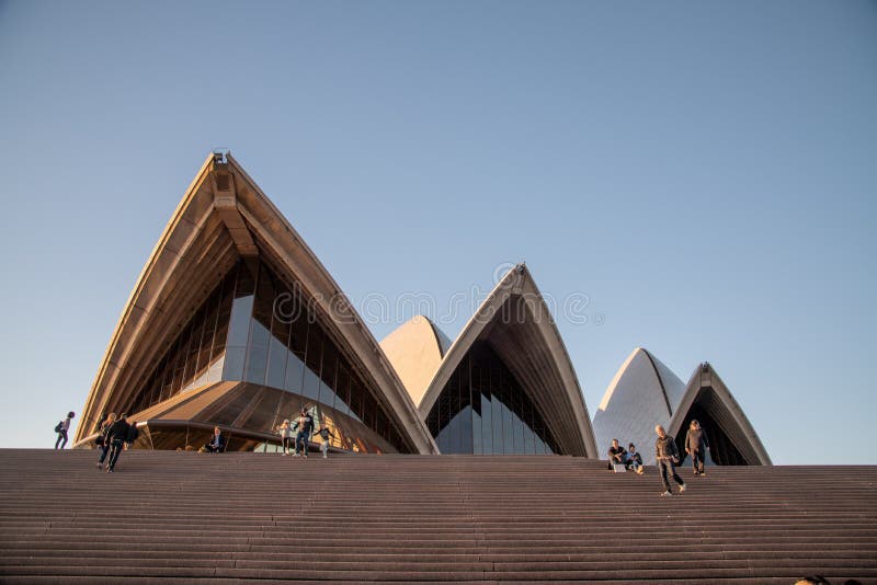 SYDNEY - AUGUST 2018: Opera House at Sunset Editorial Image - Image of ...