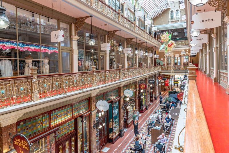 SYDNEY, AUSTRALIA, DECEMBER 29, 2019: Covered Strand Arcade on Pitt ... SYDNEY, AUSTRALIA, DECEMBER 29, 2019: Covered Strand Arcade on Pitt ...