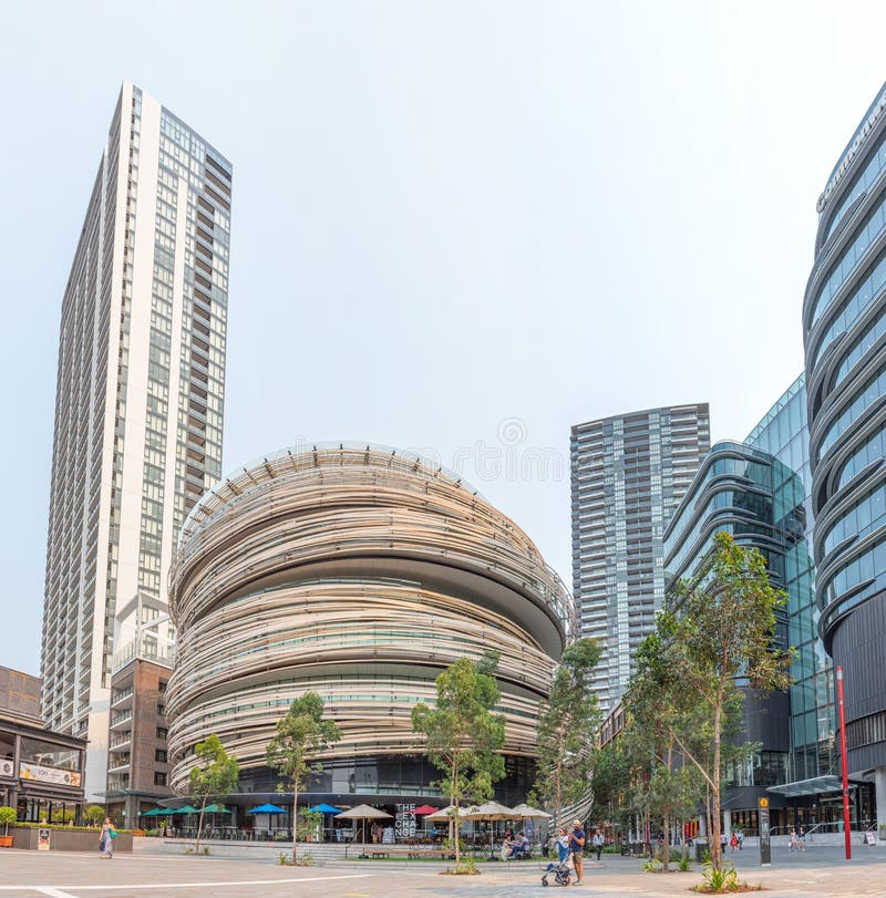 SYDNEY, AUSTRALIA, DECEMBER 30, 2019: Darling Square Library in Sydney ...