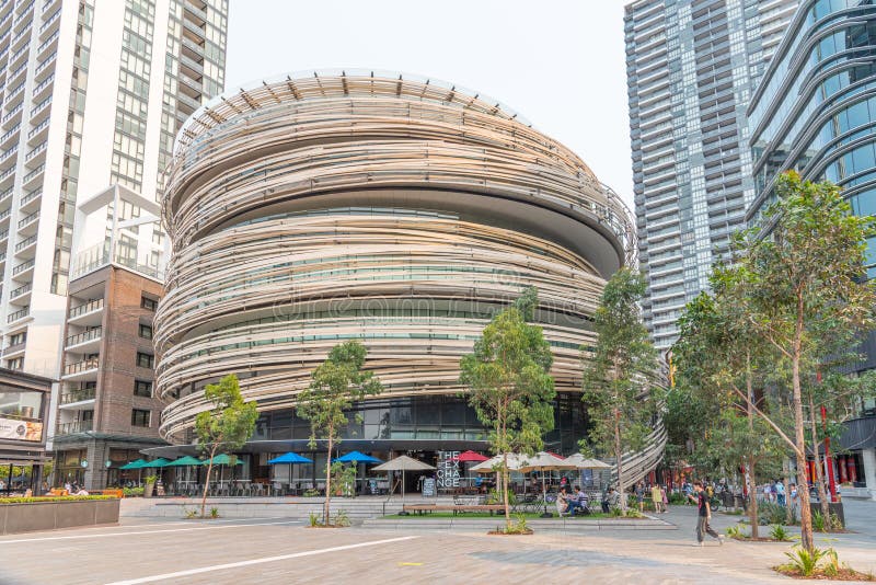 SYDNEY, AUSTRALIA, DECEMBER 30, 2019: Darling Square Library in Sydney ...
