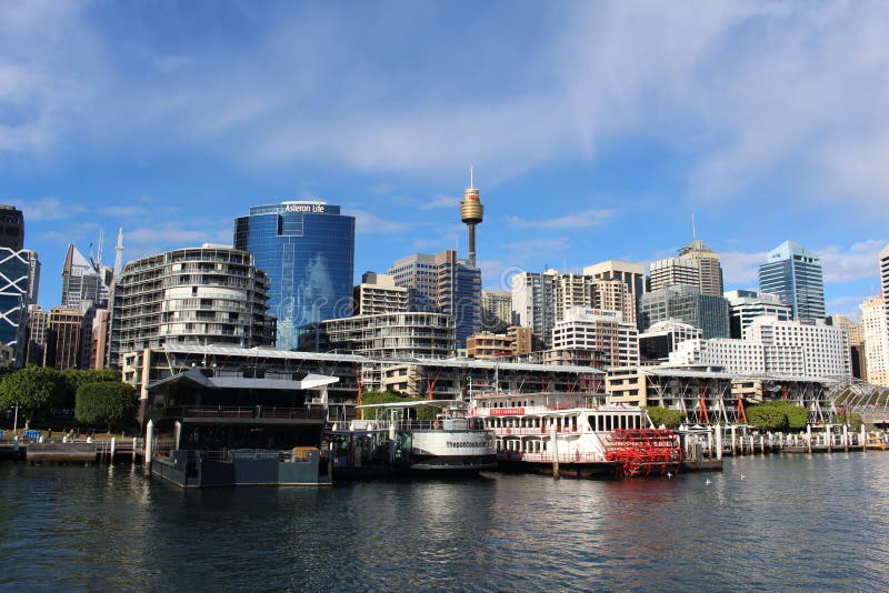 Sydney city editorial stock photo. Image of harbour, buildings - 46869373