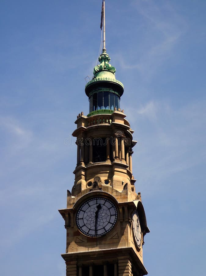 Sydney GPO Clock Tower stock photo. Image of post, architecture - 50307374