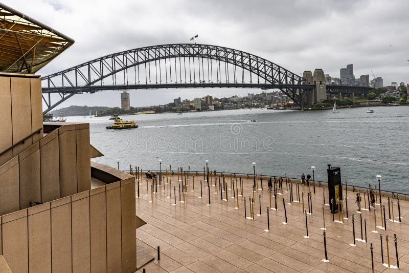 Sydney Harbor Bridge in Sydney Australia Editorial Photography - Image ...