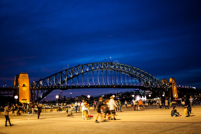 Sydney Harbor Bridge and Opera House Editorial Stock Image - Image of ...