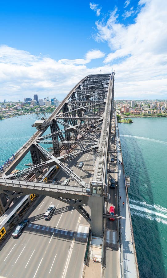 Sydney Harbour Area. View from Above Stock Image - Image of color, quay ...