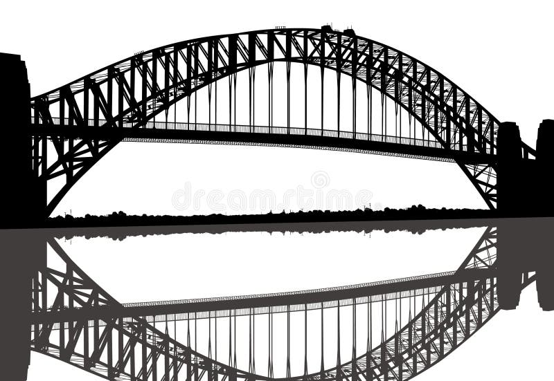 Harbour Bridge Vector stock vector. Illustration of australia - 89108738