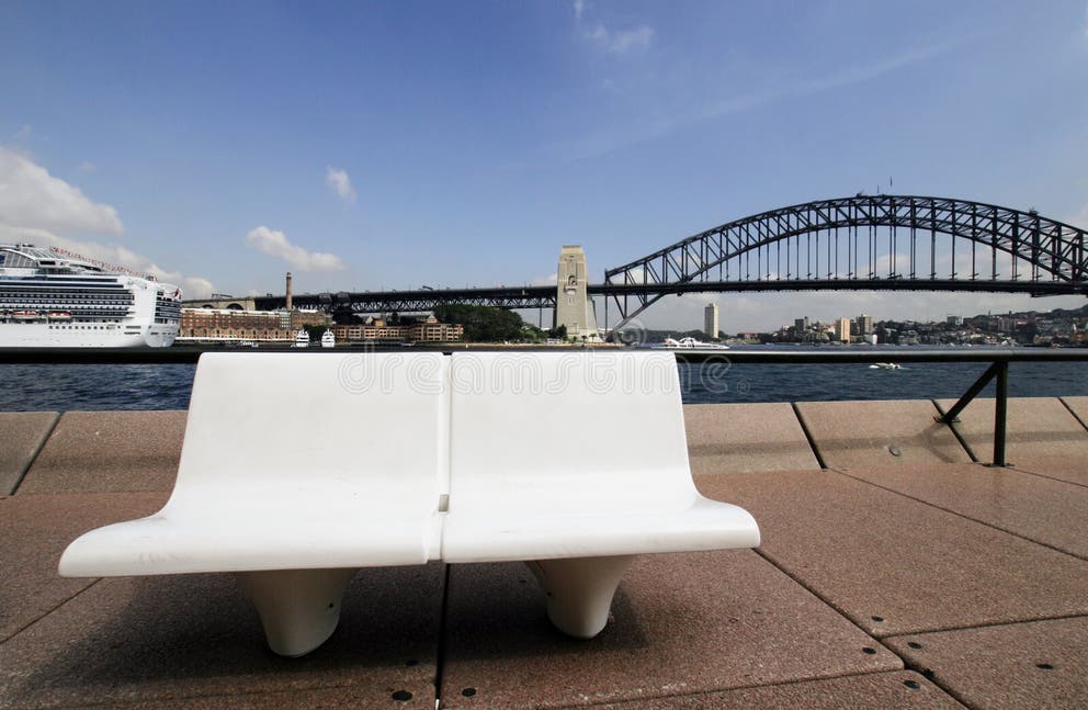 Sydney Harbour Bridge stock photo. Image of footpath, outside - 2099438