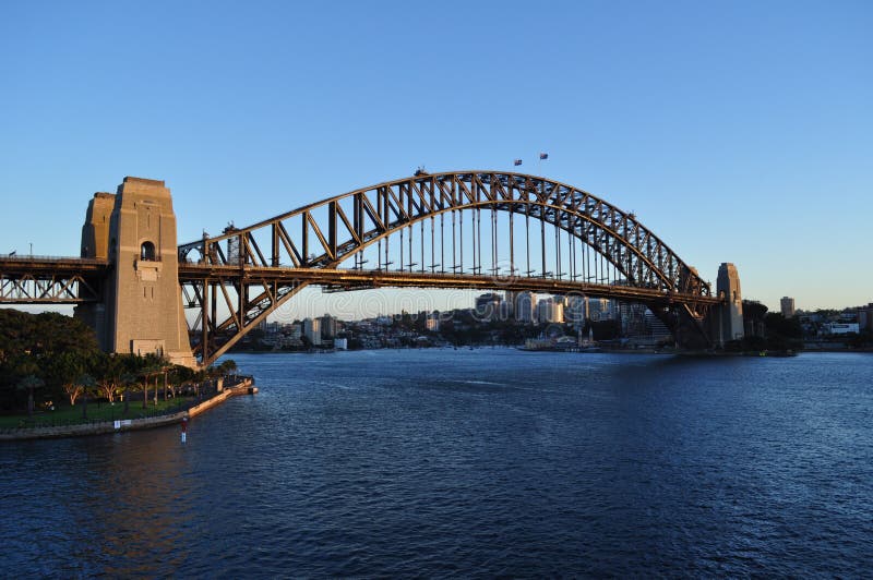 Sydney Harbour Bridge Australia Stock Image - Image of steel, arch ...