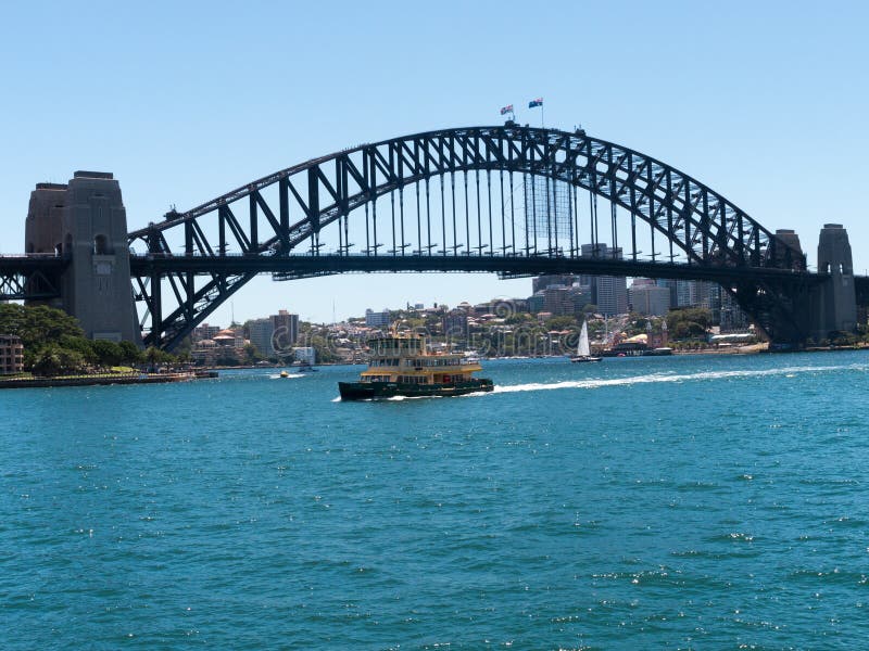 Sydney Harbour bridge editorial photography. Image of harbour - 47977552