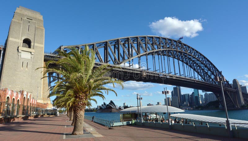 Sydney Harbour Bridge East Side Editorial Photography - Image of ...