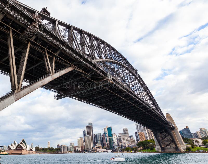 Sydney Harbour Bridge editorial stock photo. Image of harbor - 228385953