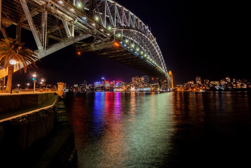 Sydney Harbour Bridge editorial photography. Image of harbour - 228386772