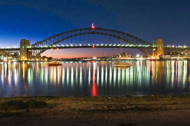 Sydney Harbour Bridge in Full Colour Stock Image - Image of ...