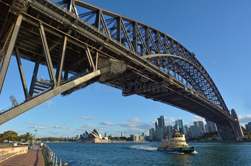 Sydney Harbour Bridge Sydney Australia Editorial Stock Photo - Image of ...