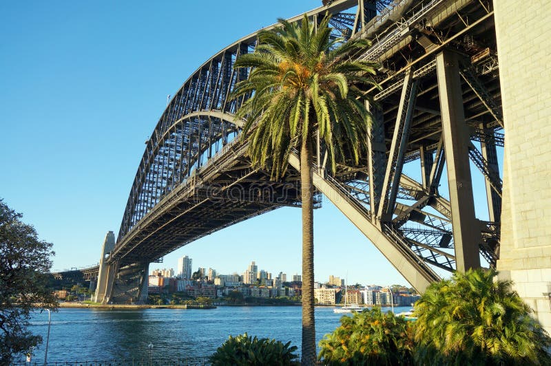 The Sydney Harbour Bridge stock image. Image of highrise - 40857819