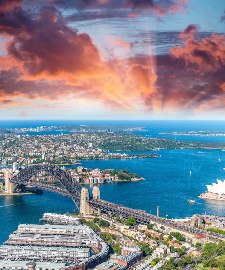 Sydney Harbour, NSW, Australia at Dusk Editorial Photography - Image of ...