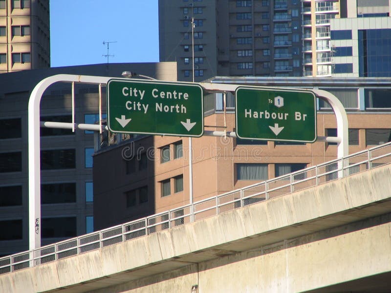 Exit Sign, Sydney, Australia. Stock Image - Image of exit, south: 4485027