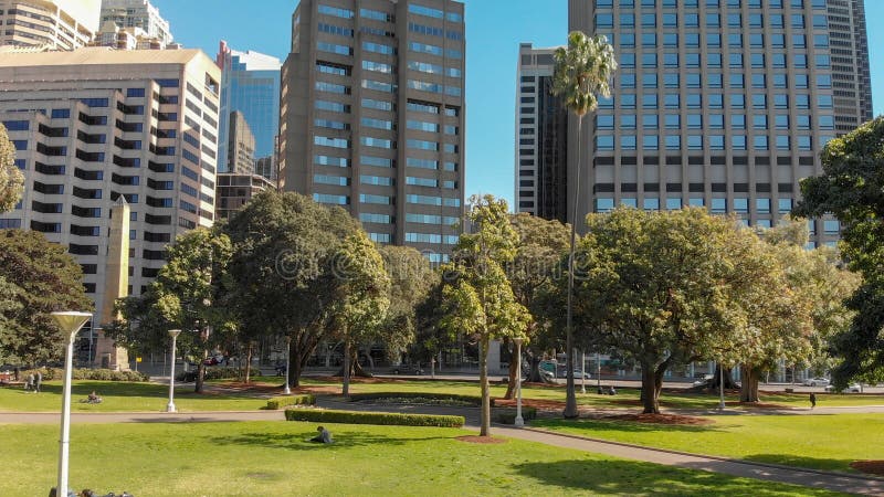 Sydney Hyde Park on a Beautiful Day, Australia Stock Photo - Image of ...
