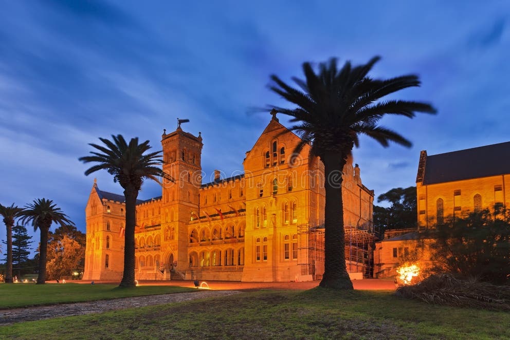 Sydney Manly College Side Sunset Stock Photo - Image of education ...