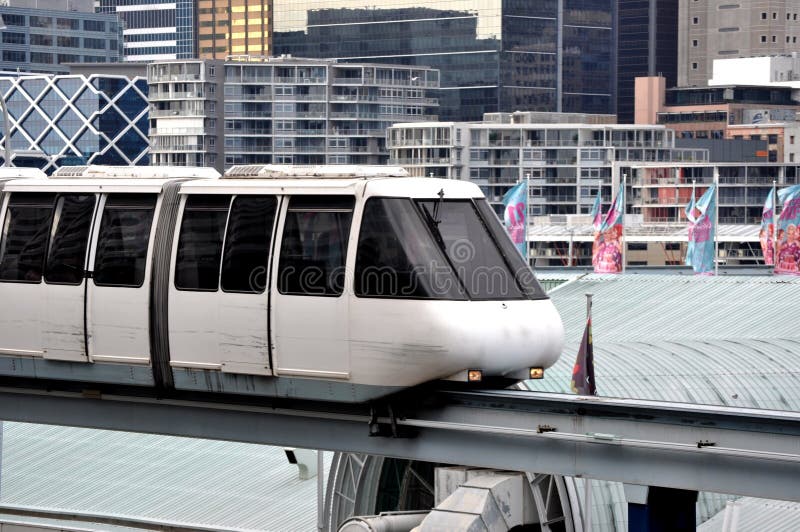 Sydney - Monorail - Australia Editorial Stock Photo - Image of tower ...