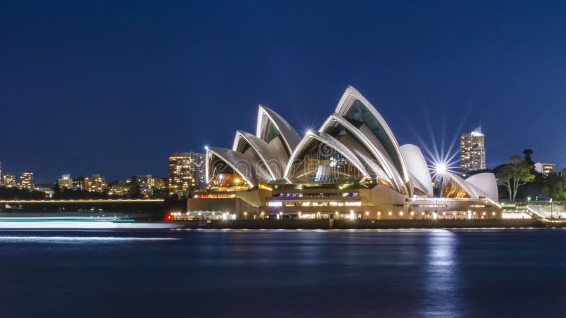 Sydney by night, Australia editorial stock image. Image of panoramic ...