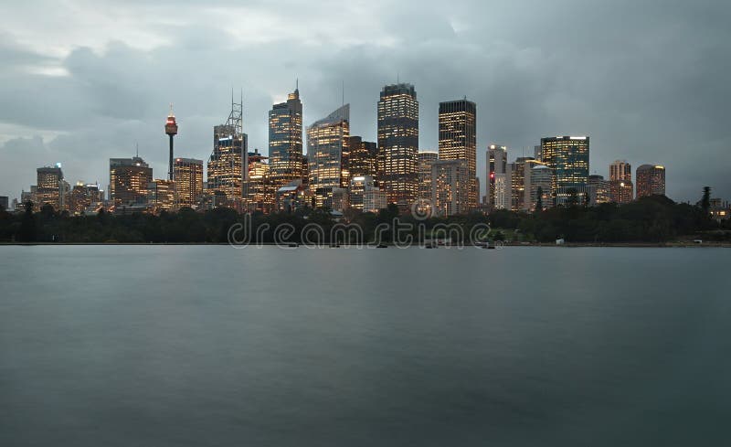 Sydney Night View stock photo. Image of australia, circular - 86603778