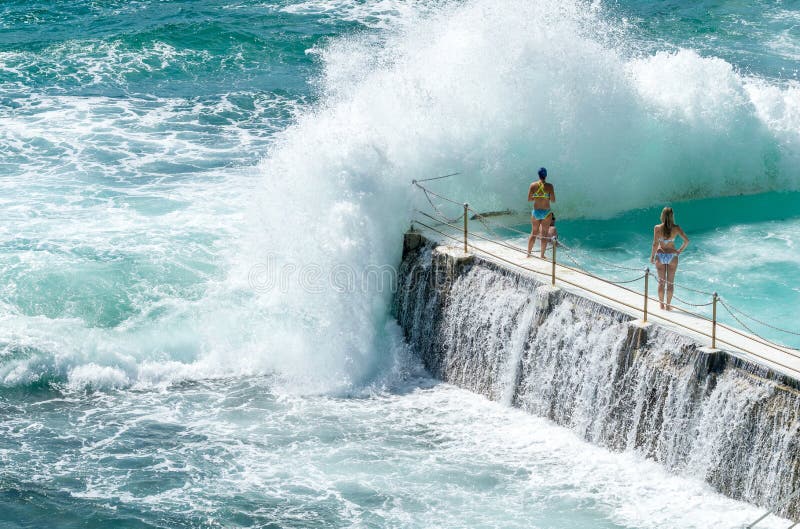 SYDNEY - OCTOBER 2015: Sydney Bondi Beach Pools. Sydney Attracts ... SYDNEY - OCTOBER 2015: Sydney Bondi Beach Pools. Sydney Attracts ...