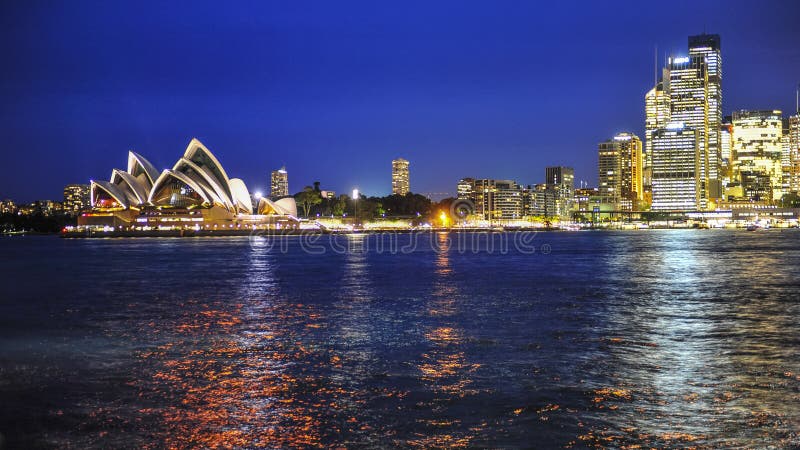 Sydney Opera House editorial photo. Image of stone, night - 78265551