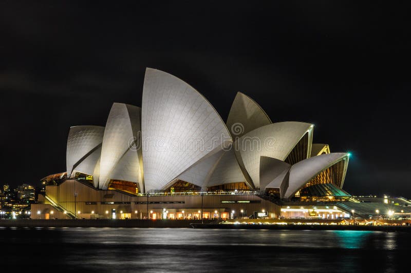 Sydney Opera House at Night, Australia Editorial Stock Image - Image of ...