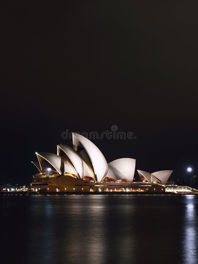 Sydney Opera House Night View Editorial Image - Image of tourism, view ...