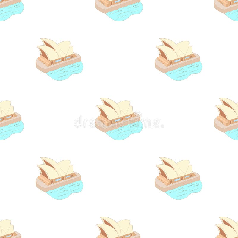 Sydney Opera House Pattern Seamless Vector Editorial Photo ...