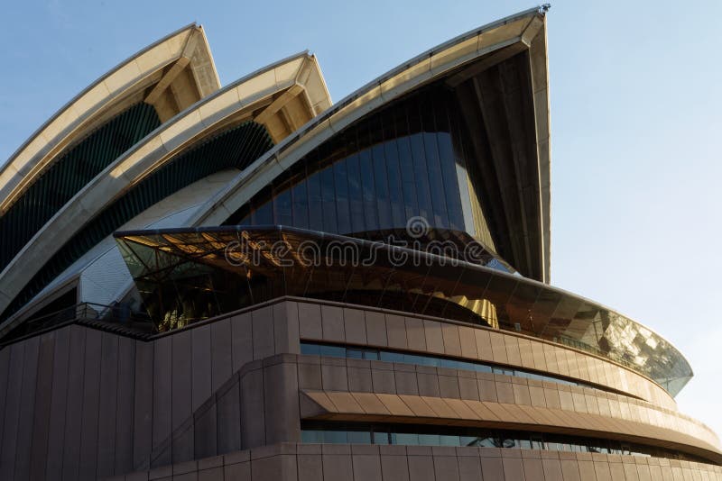 Sydney Opera House at Sunset. View from the Waterfront. Editorial Stock ...