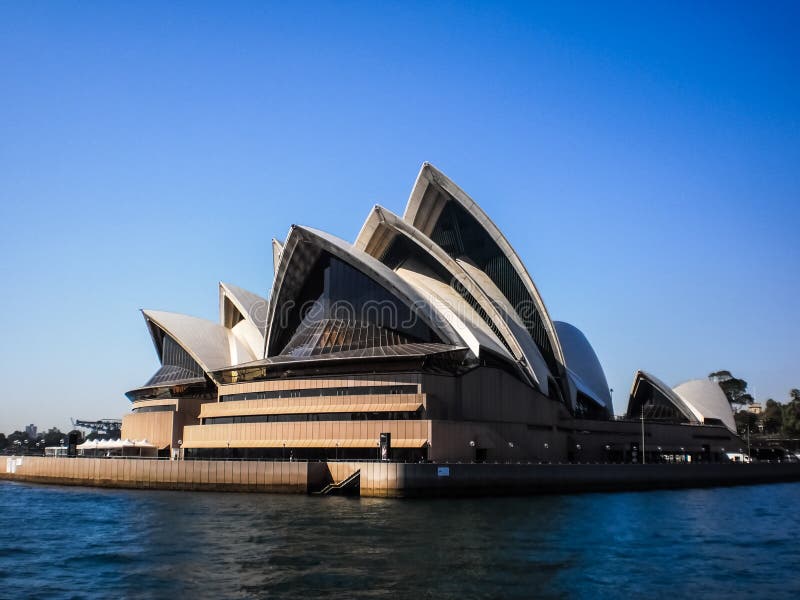 Sydney Opera House with Blue Sky Editorial Stock Image - Image of ...